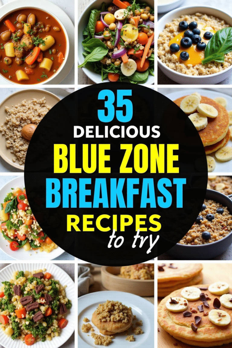 Blue Zone Breakfasts: 35+ Wholesome Recipes to Kickstart a Longer ...
