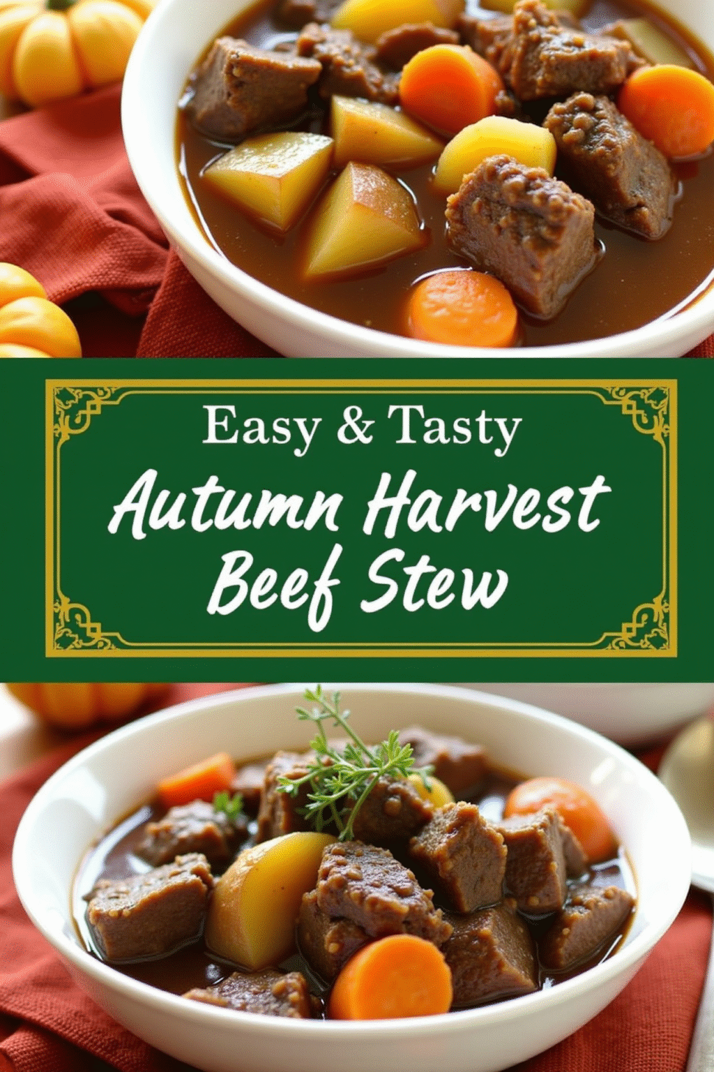 Autumn Comfort: The Ultimate Harvest Beef Stew Recipe - Blue Zone Feast