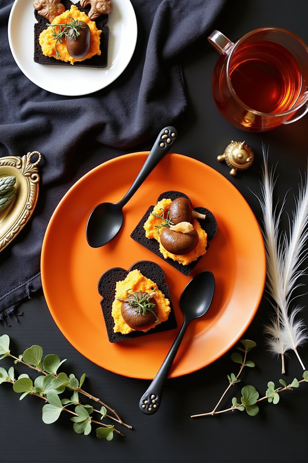 Spooktacular Elegance: Reverse Sear Black Magic Sirloin with Purple ...