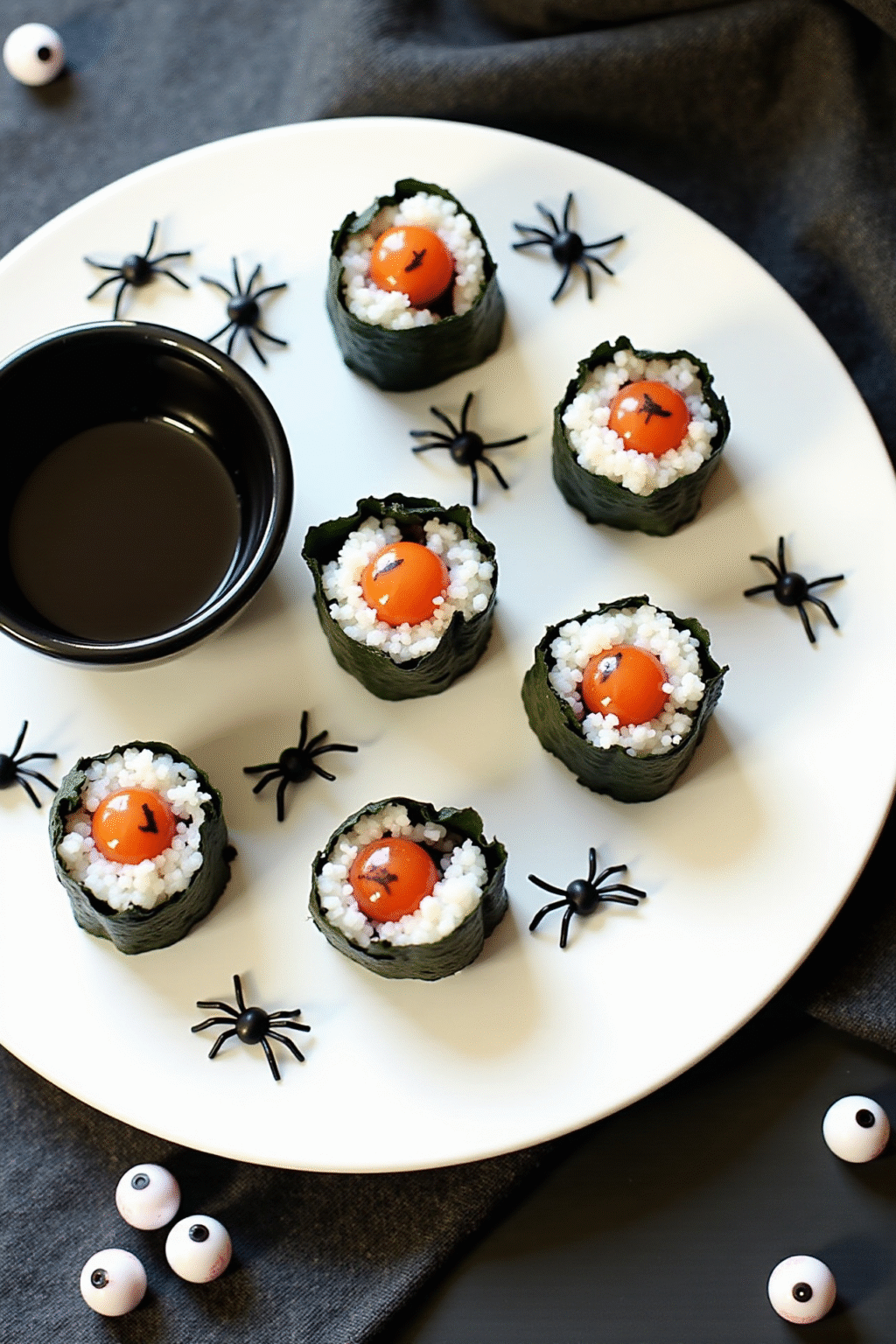 Spooky Sushi Soiree: Crafting Halloween Rolls for a Festive Feast ...