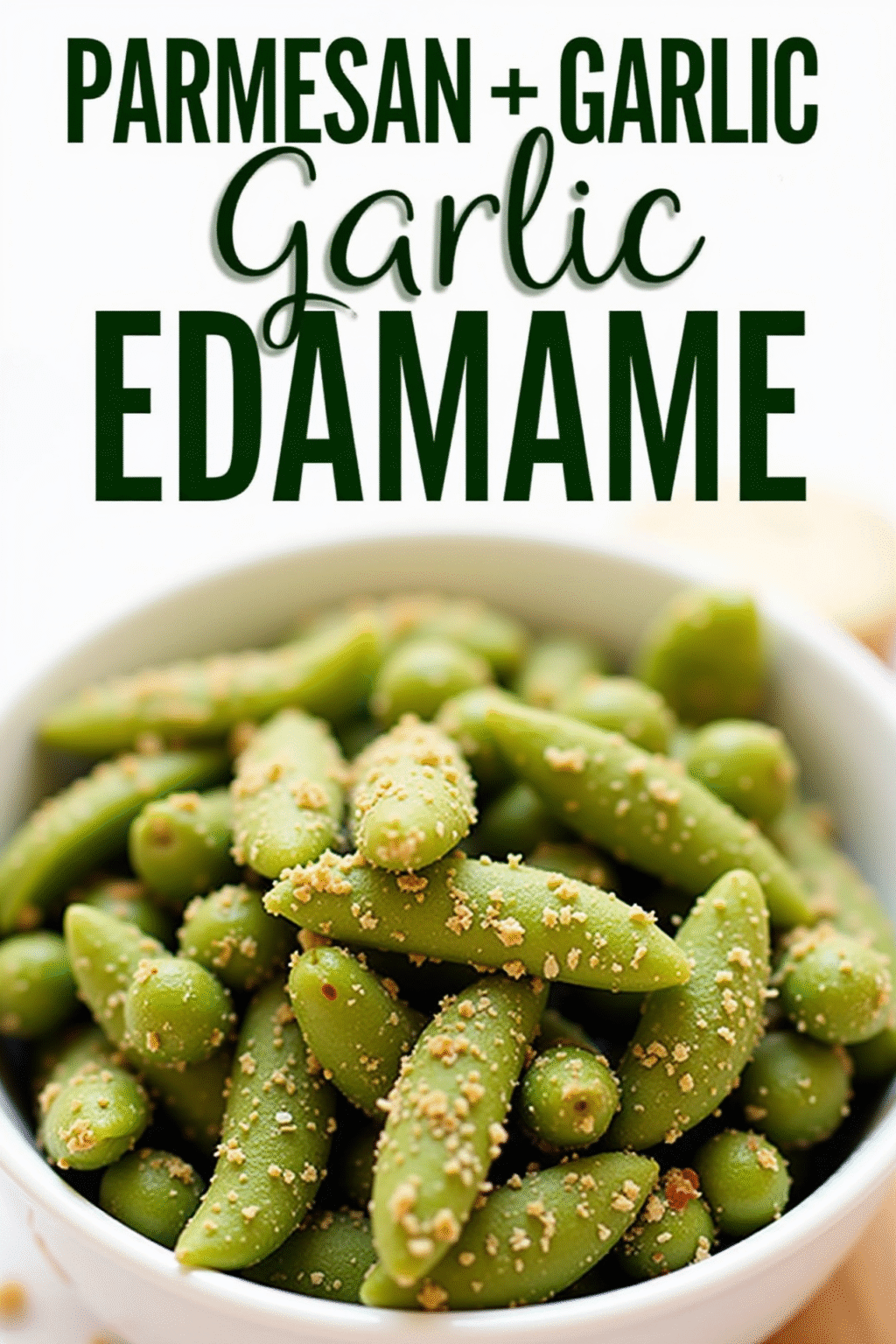 Crunchy Parmesan Garlic Edamame Bites: A Savory Twist on a Healthy ...